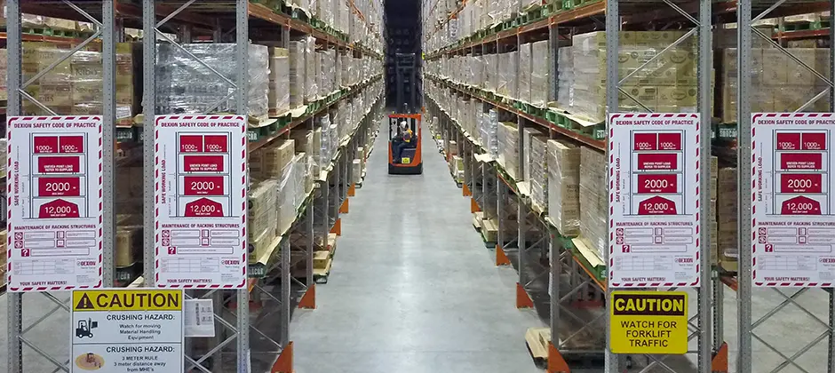 Safe Work Load Signs - Dexion China